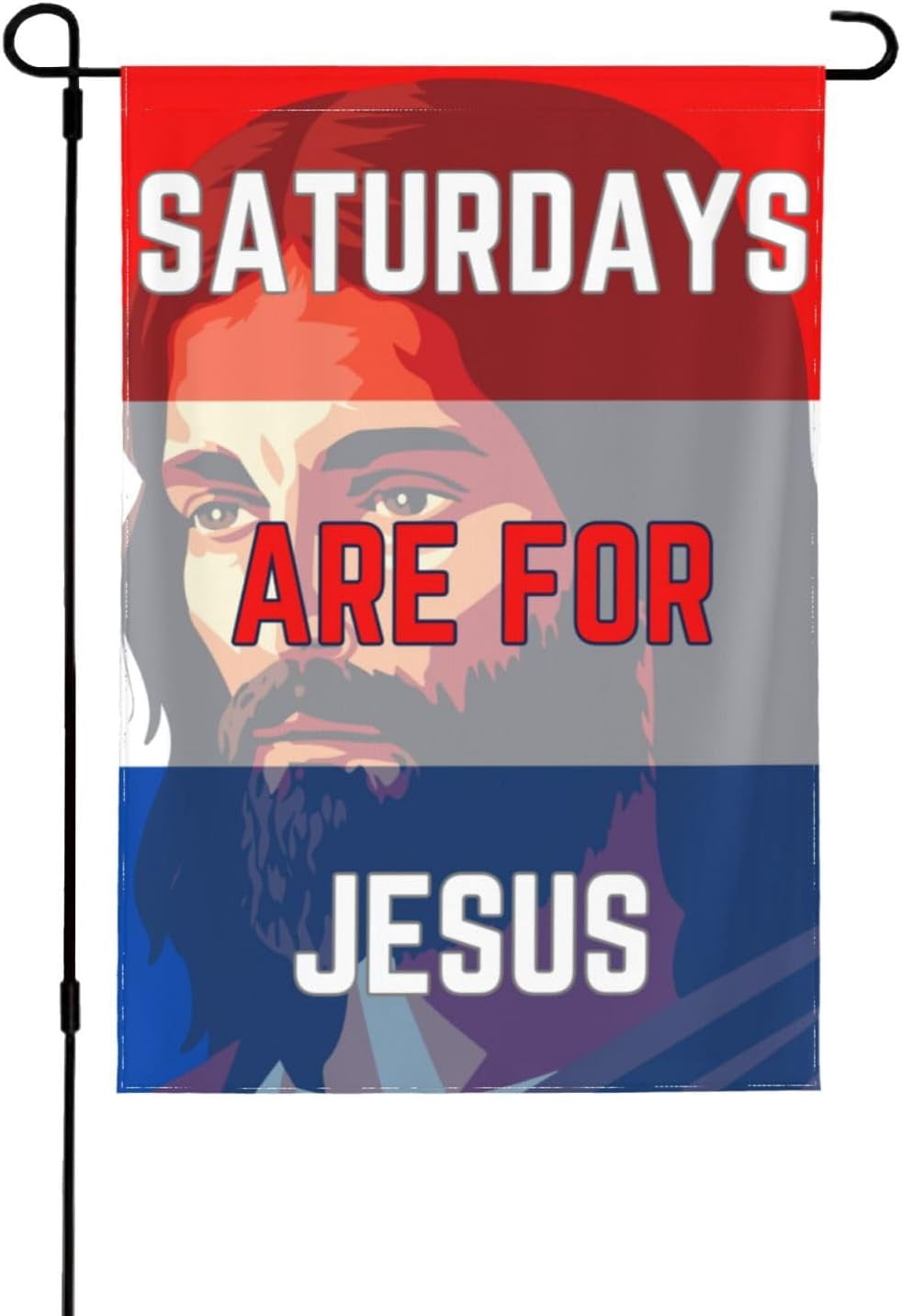28X40 Double Sized, Christ Sundays Are For Jesus Garden Flag Sundays ...