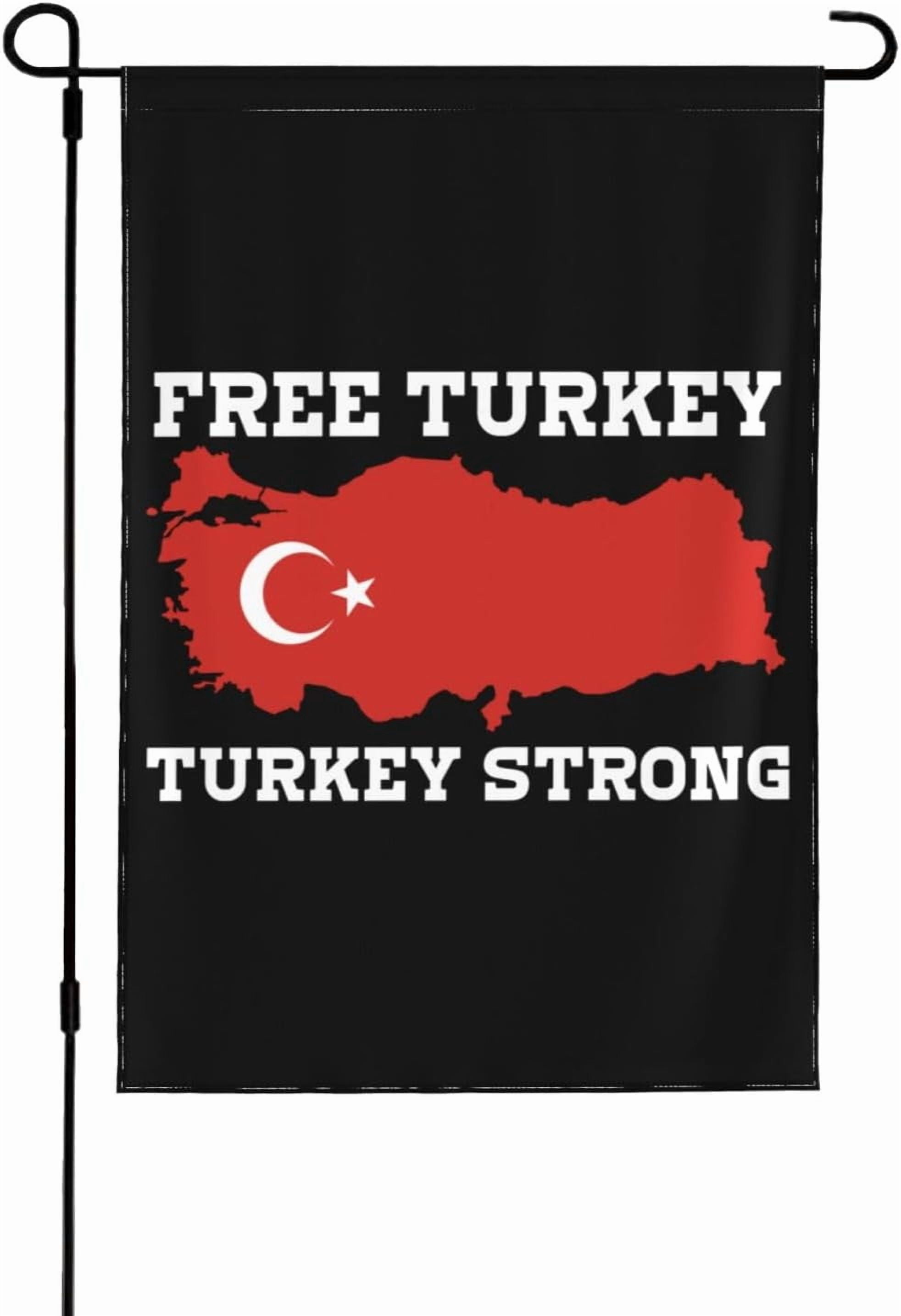 28X40 Double Sized, Türkiye Pray For Turkey Garden Flag I Stand With ...