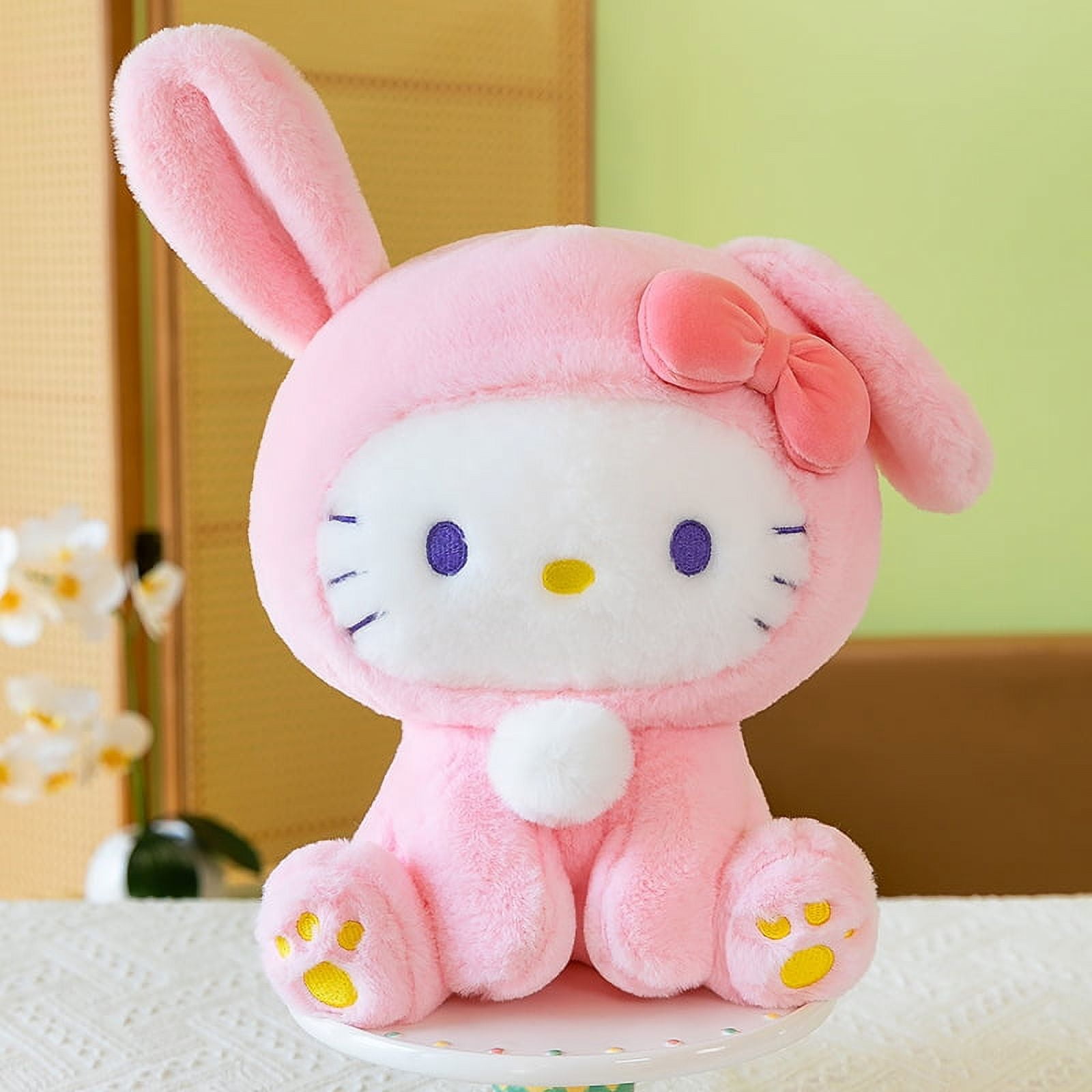 28cm/35cm/40cm/50cm Rabbit KT cat doll Hello Kitty doll plush toy kt ...