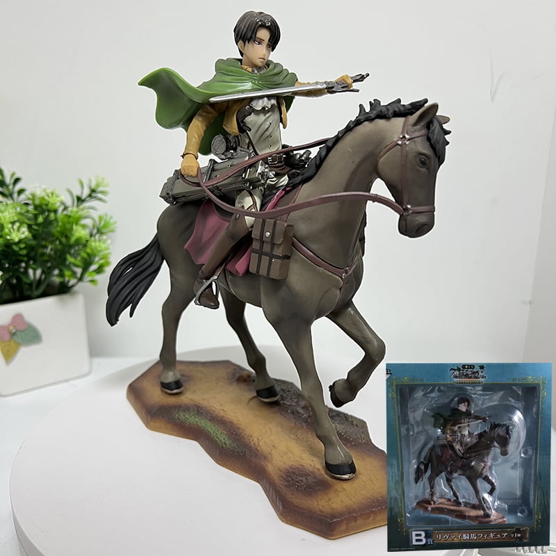 28cm Attack on Titans Levi Ackerman Action Anime Figura Kawai Eren ...