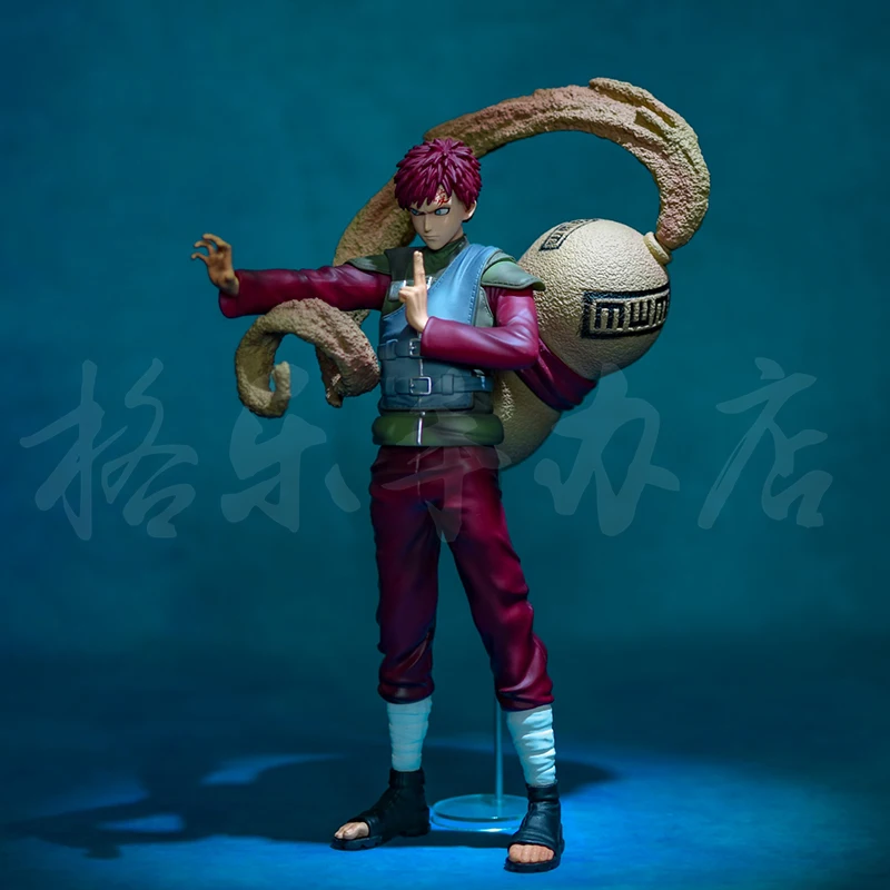 28cm Naruto Anime Figure Sandstorm Gaara Sandstorm Great Ninja War ...