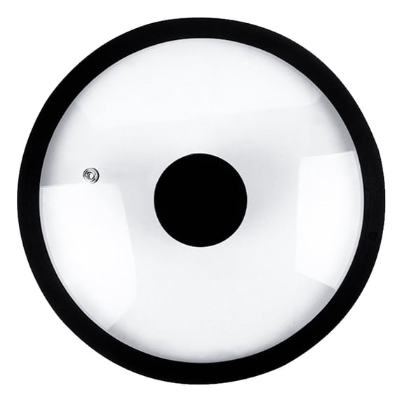 28cm Silicone Pot Lid With Tempered Glass Cover Kitchen Lid For Home ...