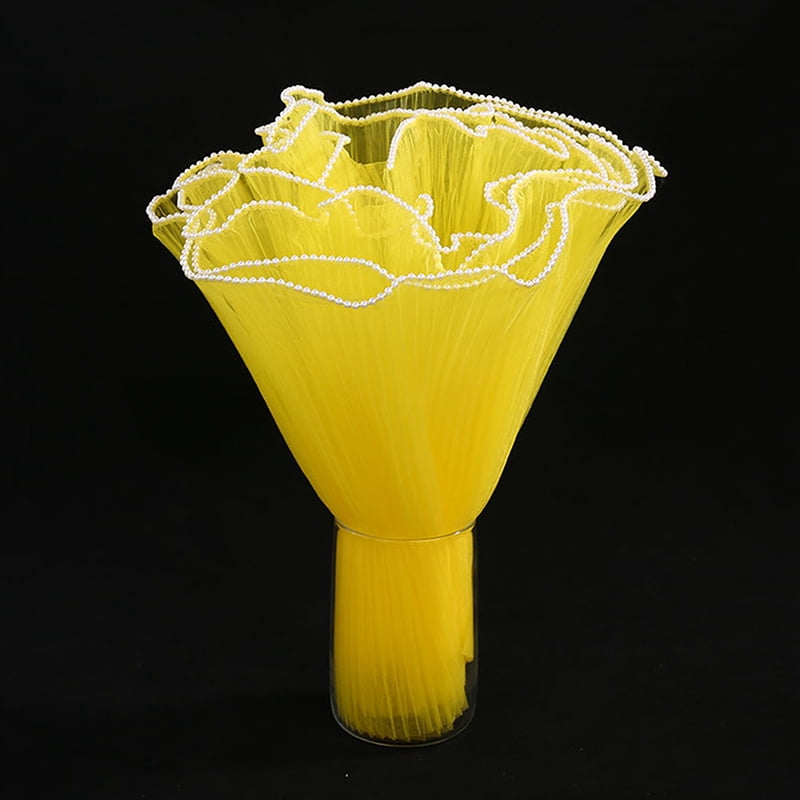 28cmx1M Flower Wrapping Paper Wave Yarn Florist Bouquet Packaging Lace ...