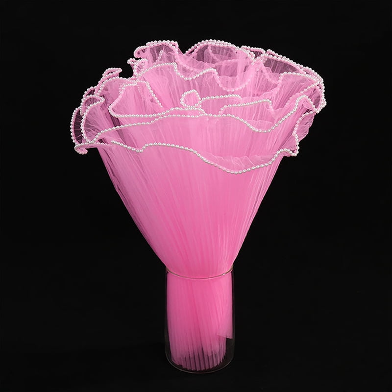 28cmx1M Flower Wrapping Paper Wave Yarn Florist Bouquet Packaging Lace ...