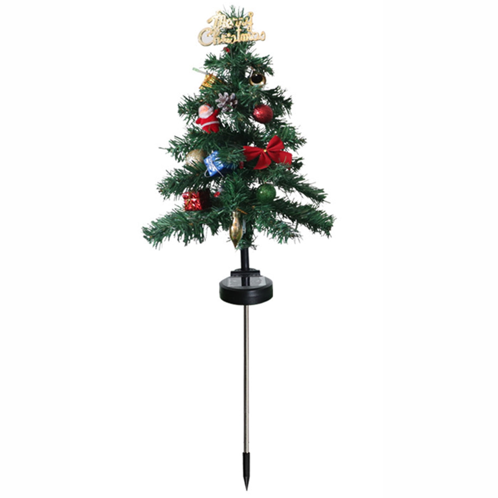 28inch Solar Christmas Tree Pathway Lights with Xmas Accessories ...