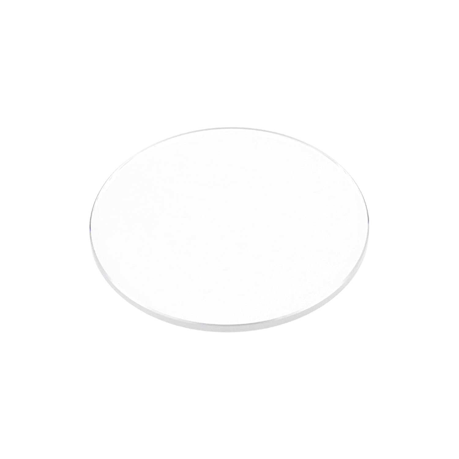 28mm Dia. Watch Glass Sapphire Crystal Lens, Round Flat 1.1mm Thickness ...