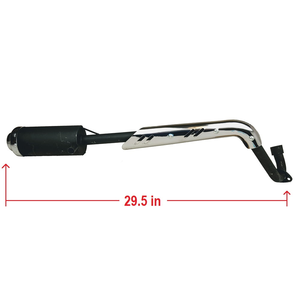 28mm Exhaust Pipe Muffler Dirt Pit Bike CRF50 70cc 90cc XR50 110 125 ...