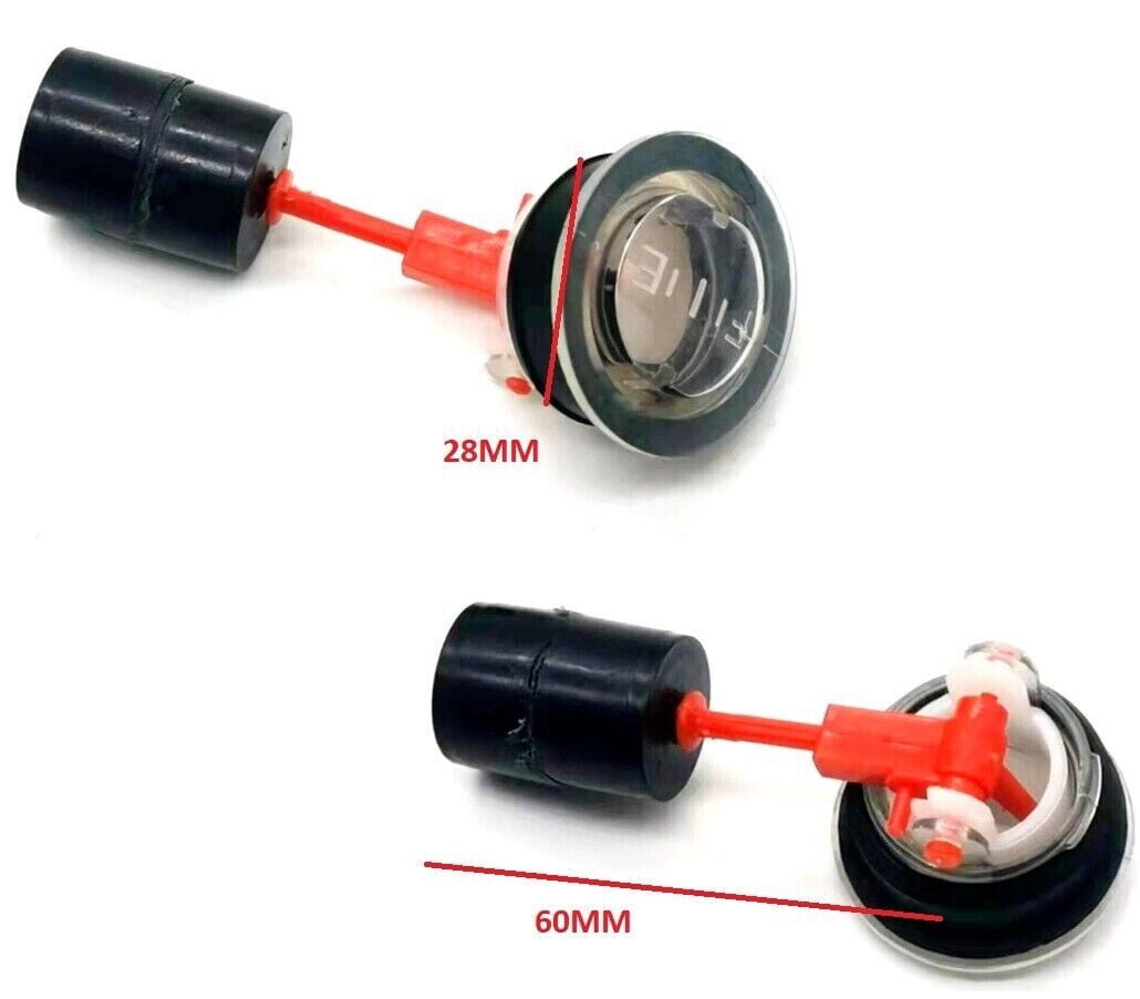 28mm Fuel Gas Gauge Meter w/ Float Level Tank Indicator for Generator ...