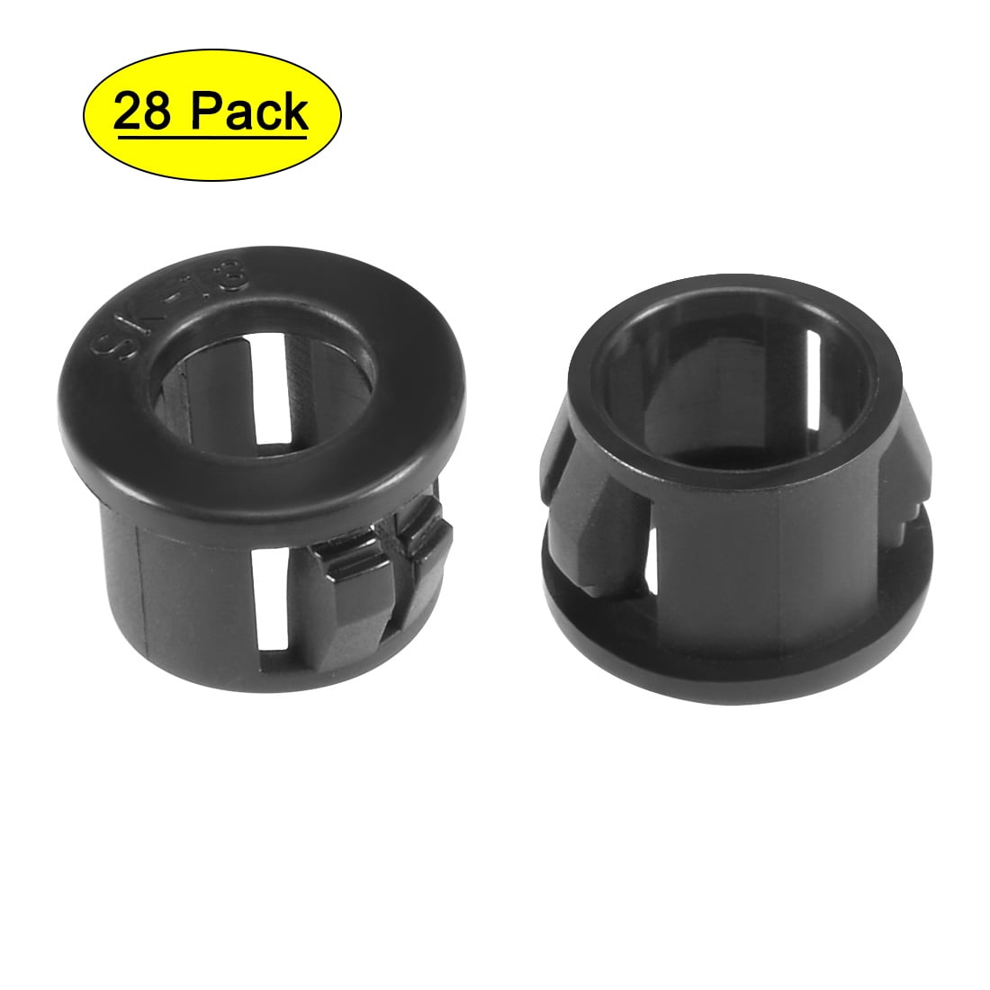 28pcs 13mm Mounted Dia Snap in Cable Hose Bushing Grommet Protector ...