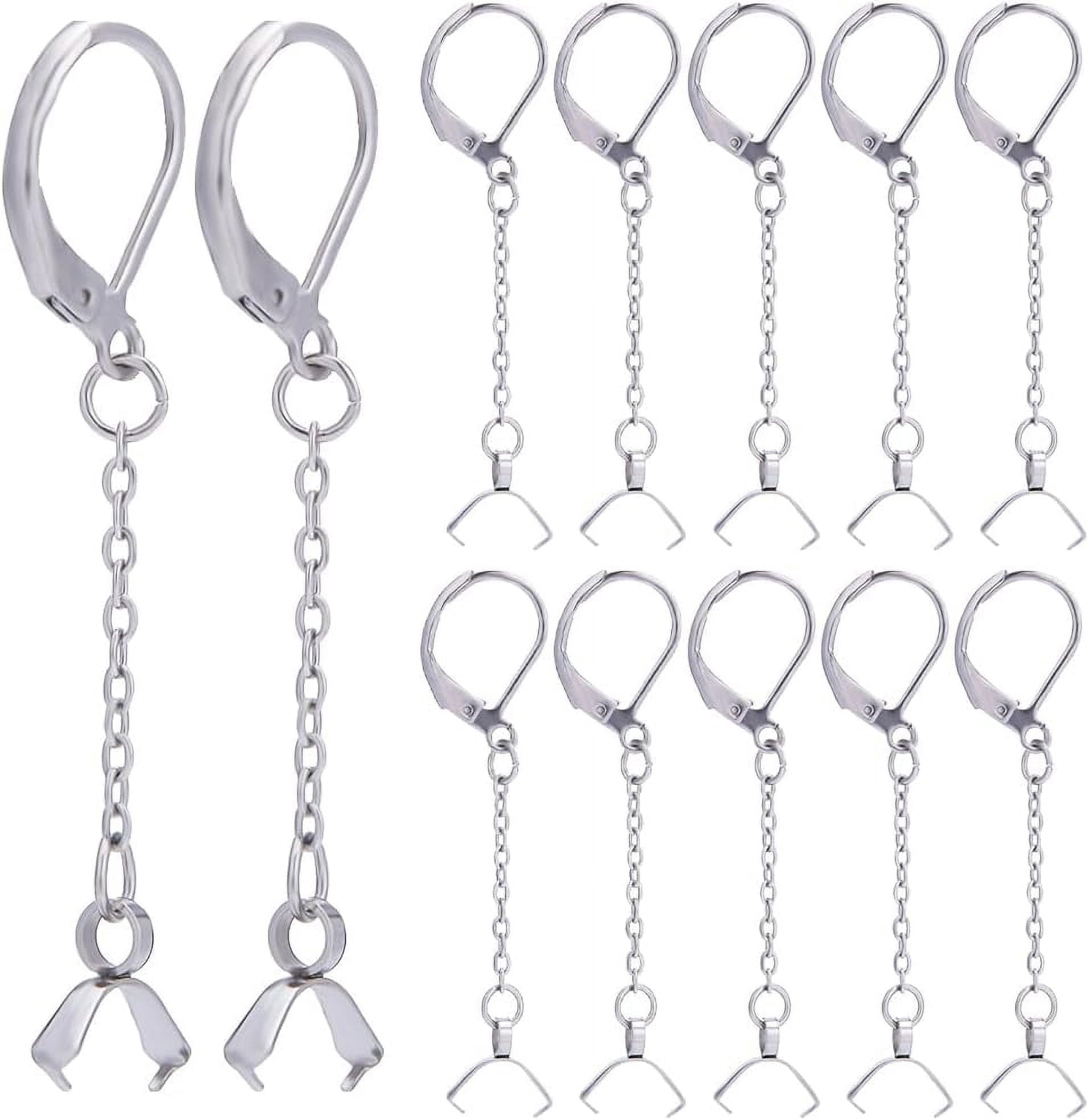 28pcs/Box Leverback Earring Hooks French Earrings Clasp Ear Wire with ...