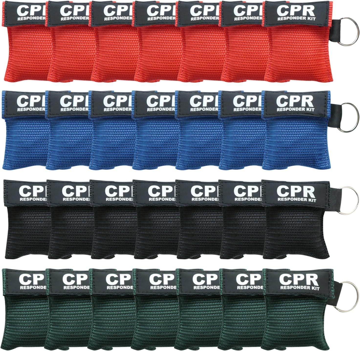 28pcs CPR Face Shield Mask with Disposable Gloves, CPR Keychain Masks ...