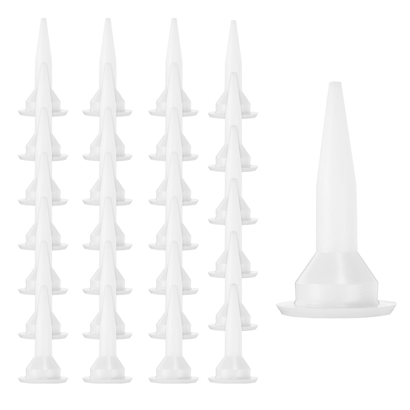 28pcs Caulking Nozzles Cones Nozzles Reusable Caulk Nozzle Tip Set for ...