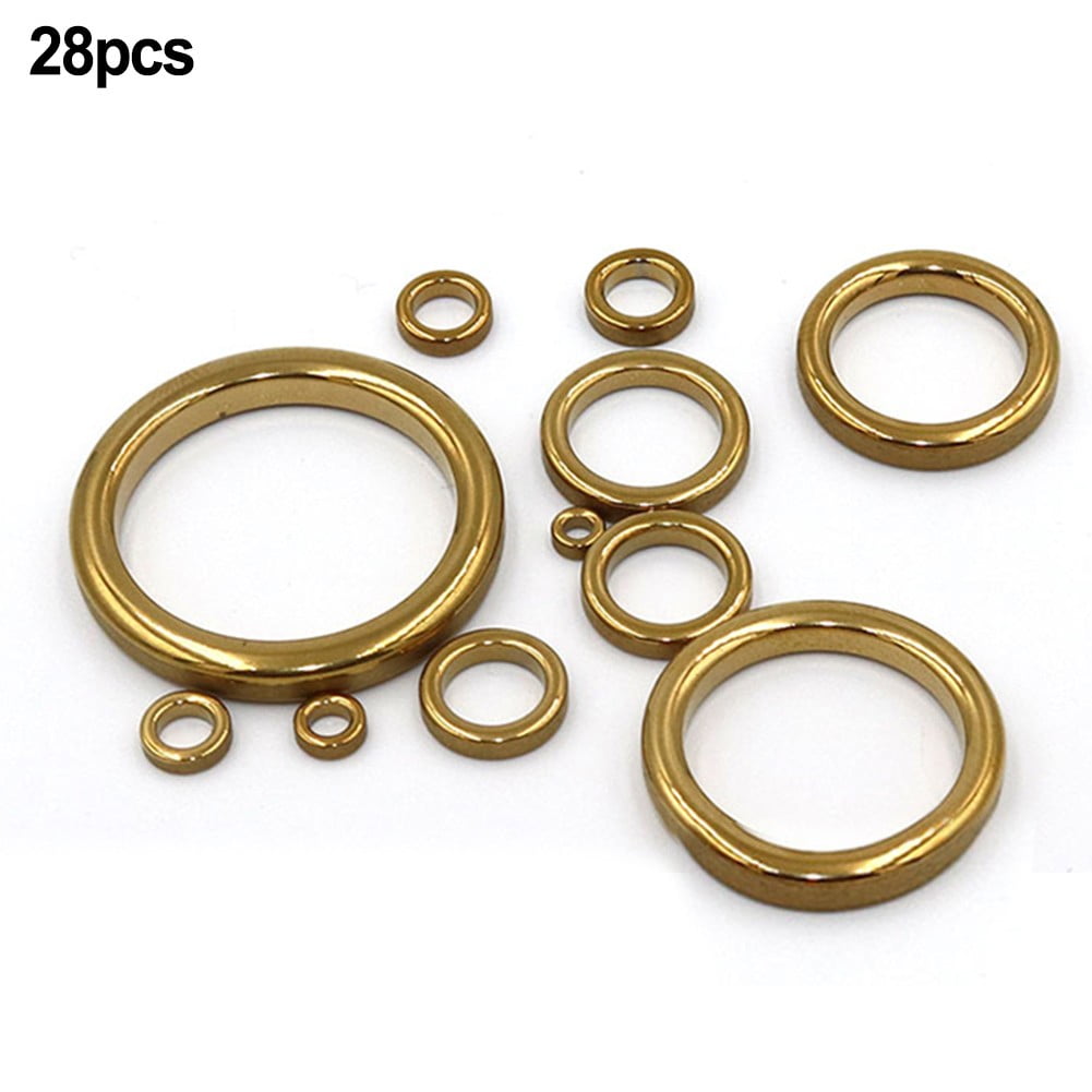 28pcs Fishing Rod Repair Kit Ring Rod Eye Replacement Kit Ceramic Guide ...