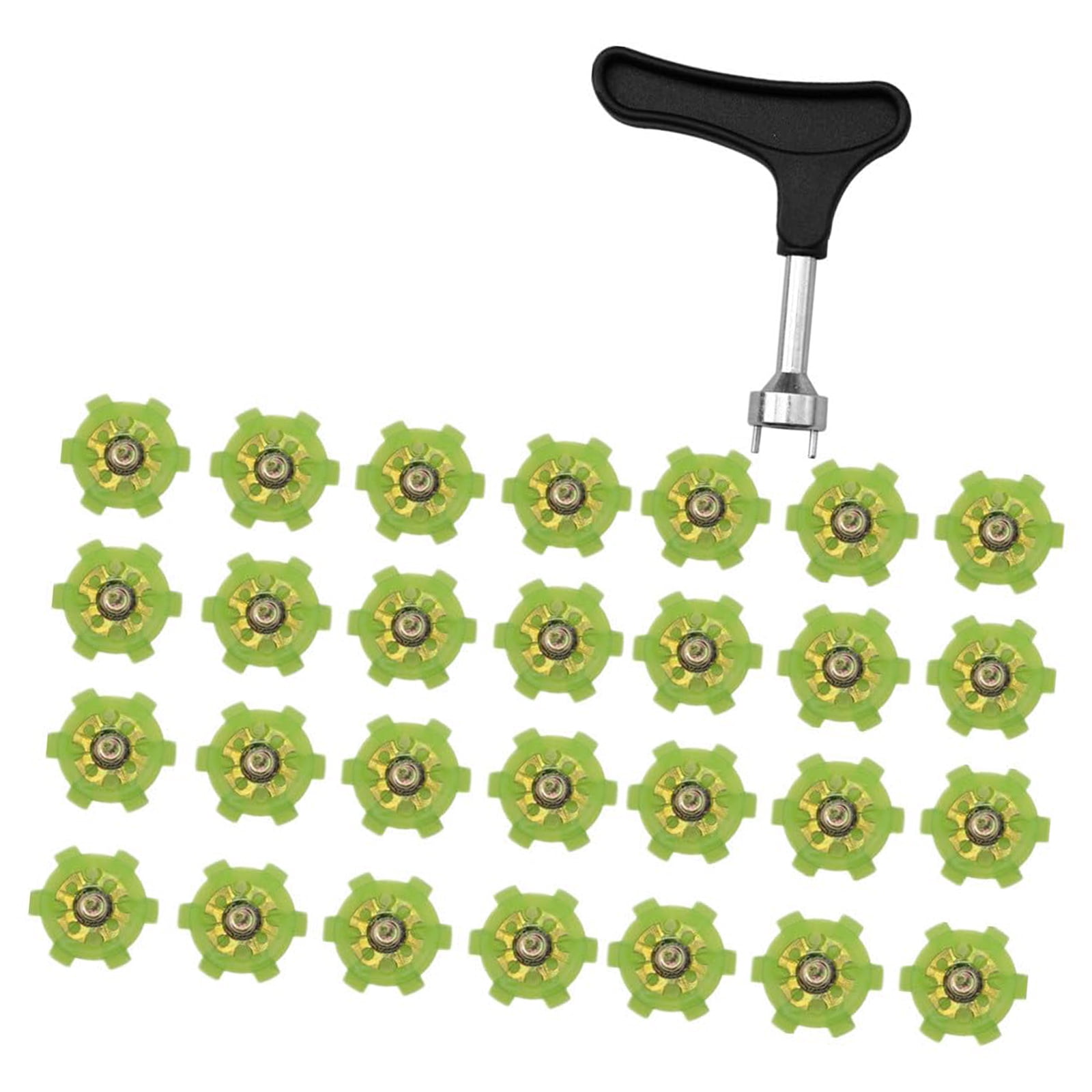 28pcs Golfs Cleats Plastic Spikes Nonslip Grip Fastly Twist Shoe Spikes ...