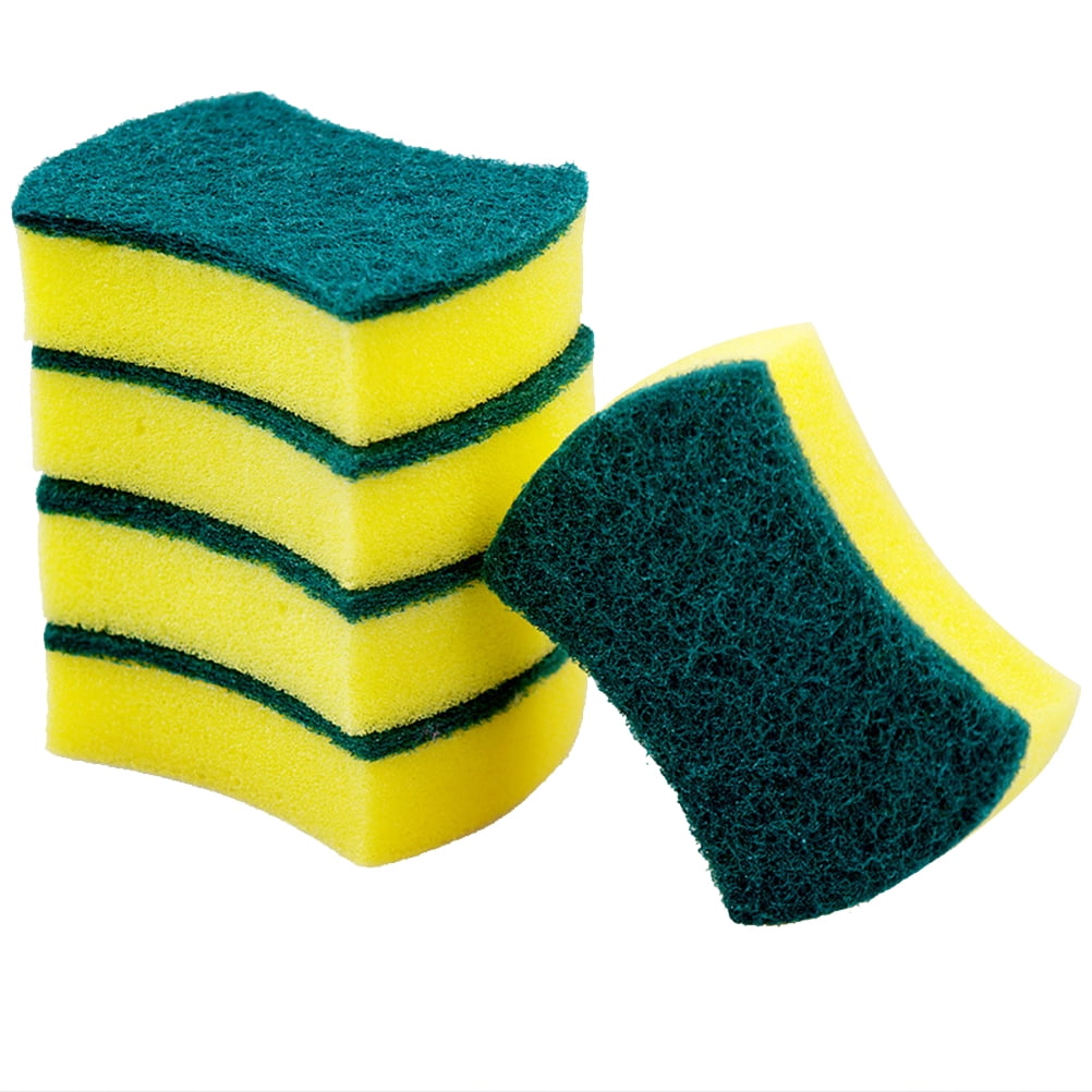 28pcs High-density Sponge Scouring Pads Housekeeping Cleaning Cloths ...