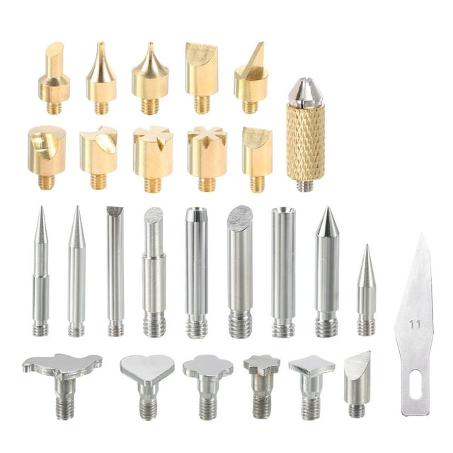 28pcs Wood Burning Kit, Wood Burner Tool Carving DIY Adults Crafts ...