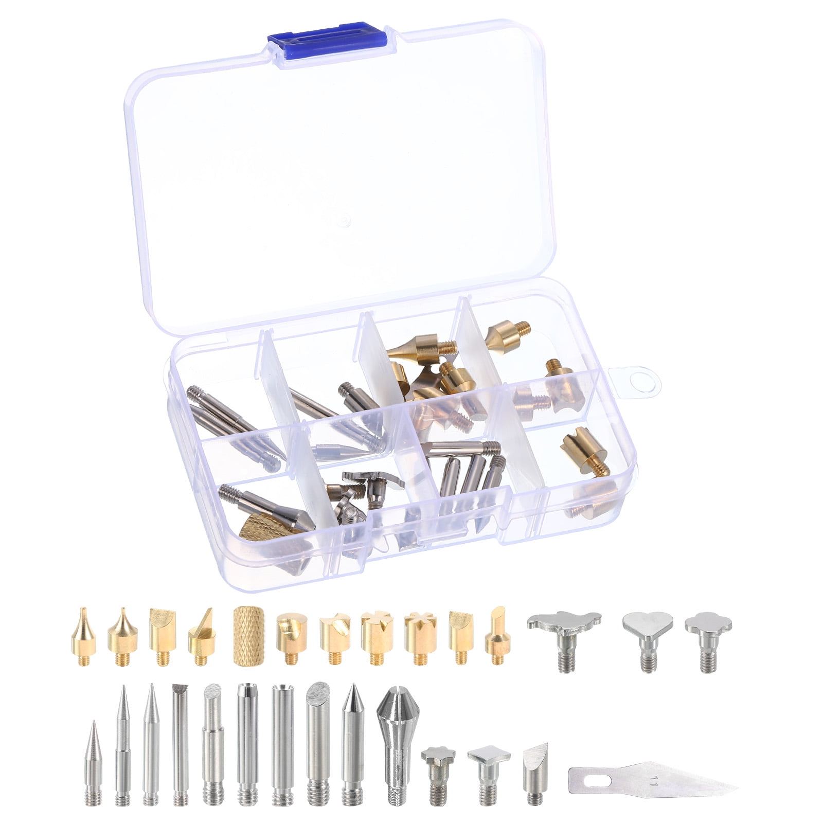 28pcs Wood Burning Kit, Wood Burner Tool with Storage Box Carving DIY ...