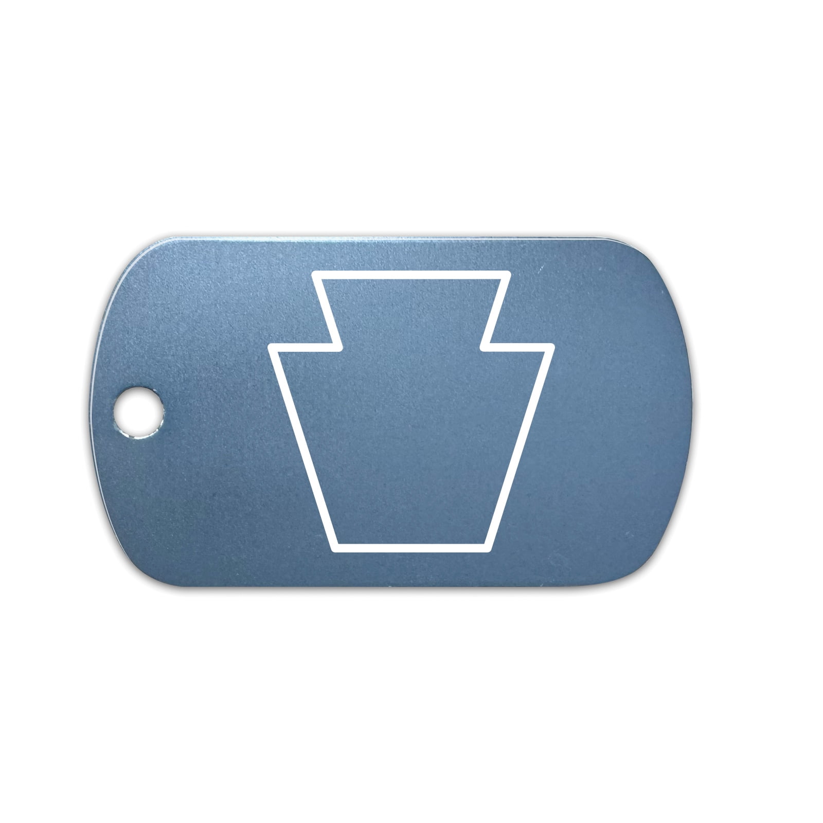 28th Infantry Division GI Dog Tag Aluminum Keychain keystone - Light ...