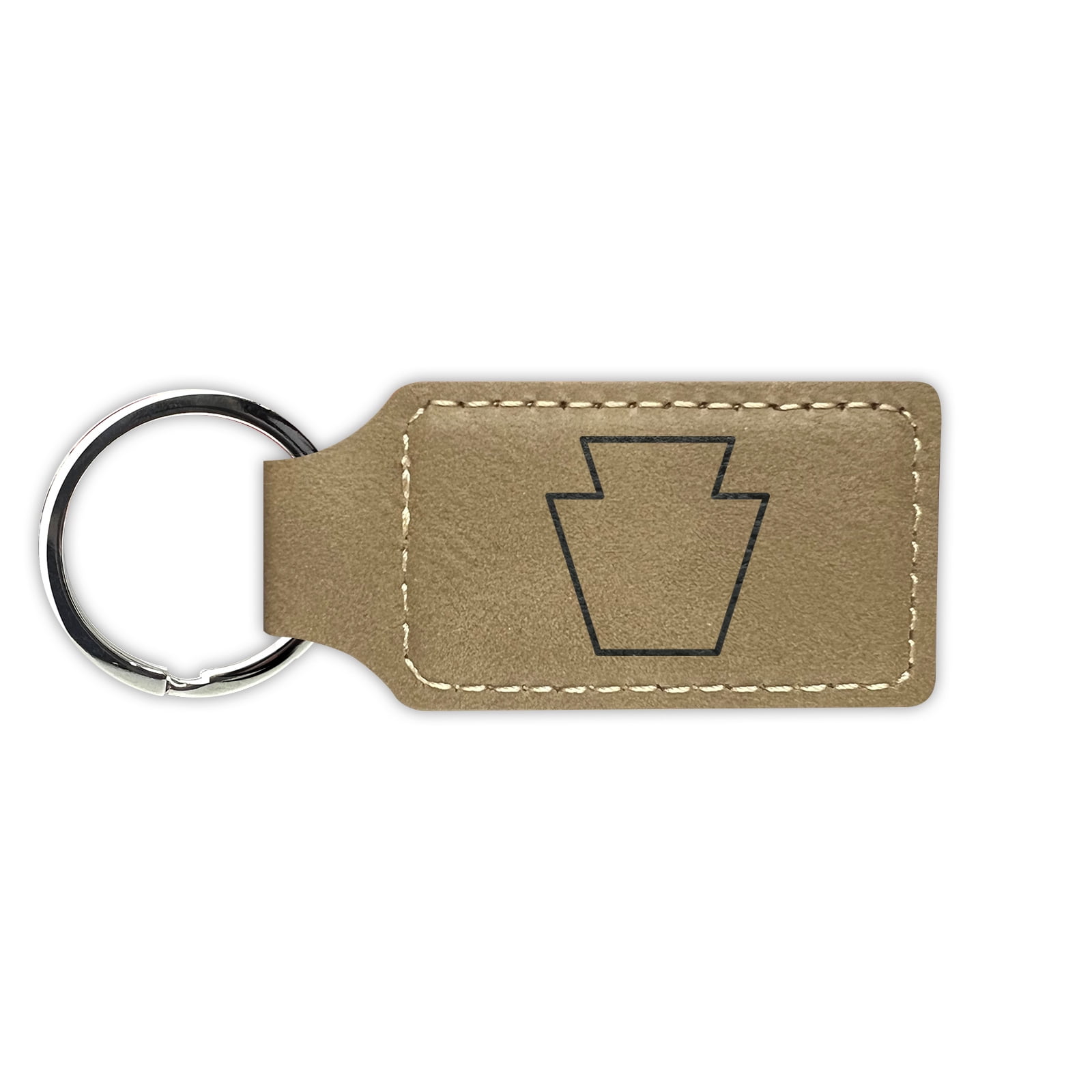 28th Infantry Division Keychain Leatherette Rectangle - Laser Engraved ...
