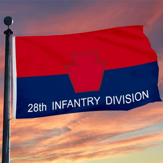28th Infantry division Flag US Military Keystone Flag Banner 3x5Feet ...