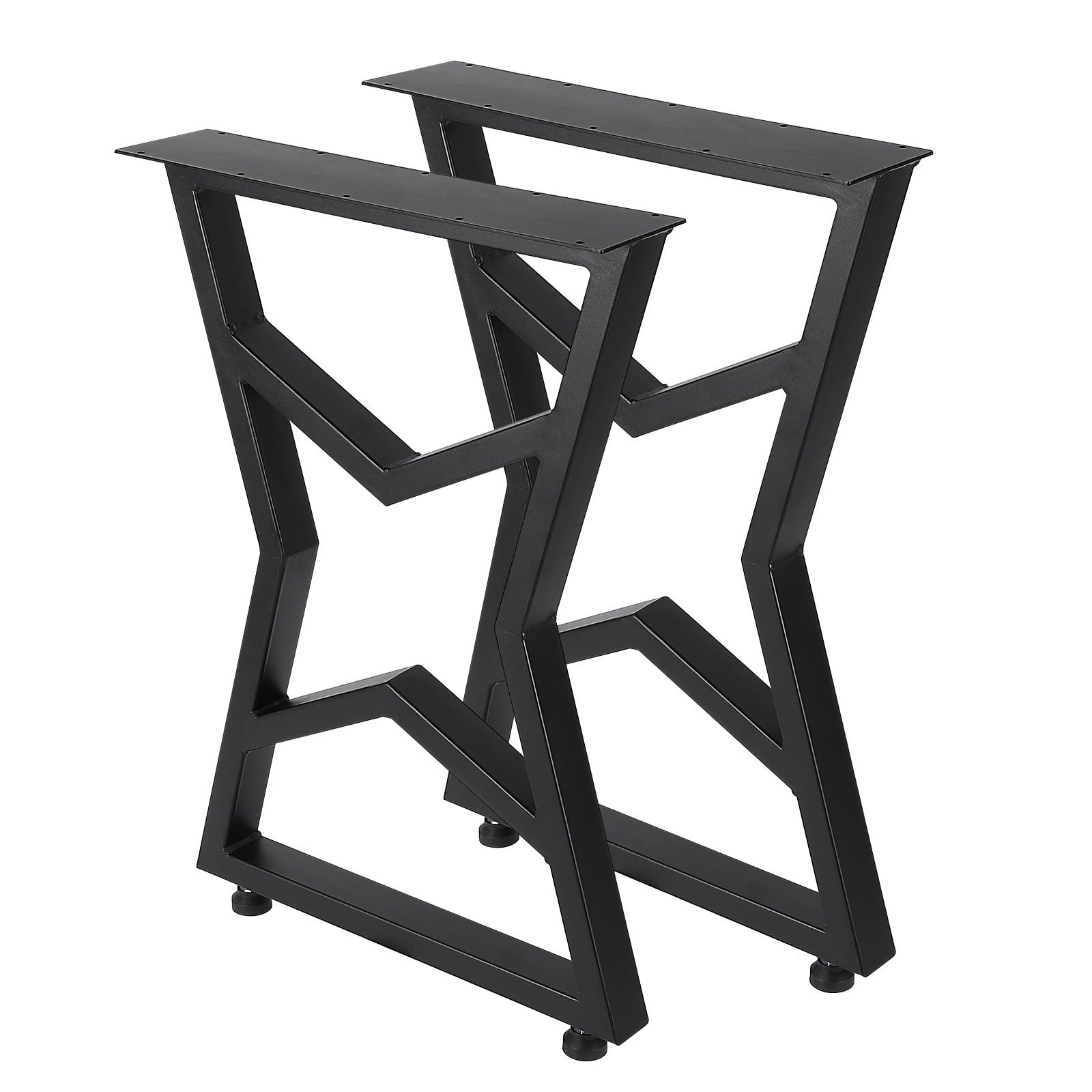 28x19.7 inch Metal Table Legs Heavy Duty Desk Legs, DIY Industrial ...
