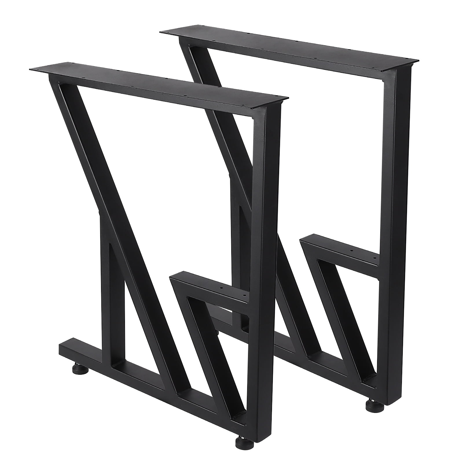 28x24 inch Metal Table Legs Heavy Duty Desk Legs, DIY Industrial ...