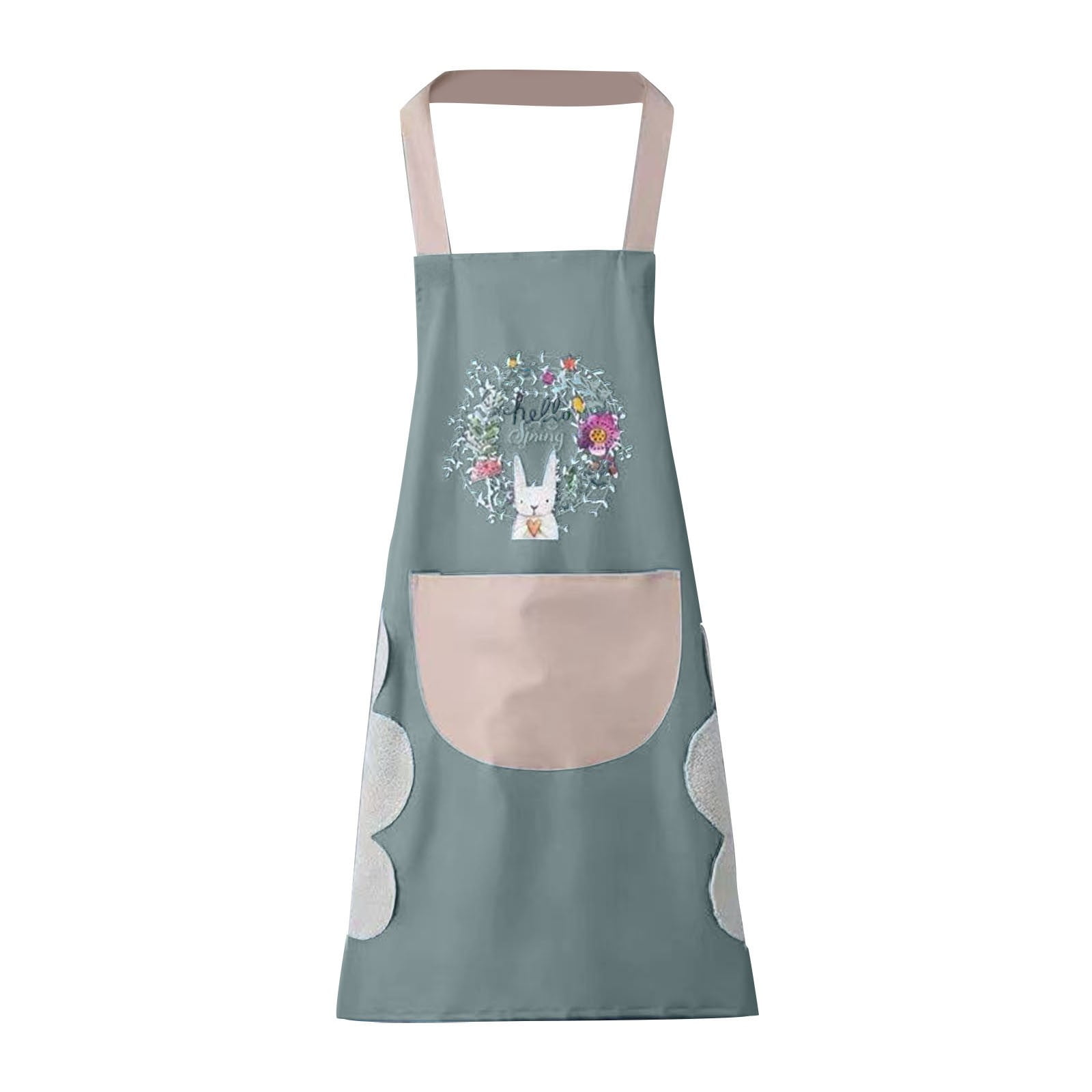 28x26 In 1Pc Chef Apron with Absorbent Side Towels and Large Pocket ...