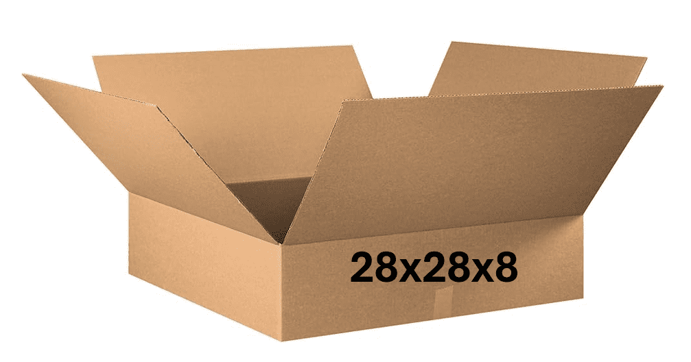 28x28x8 (200 lb strength) | SINGLE CARDBOARD BOX - Walmart.com