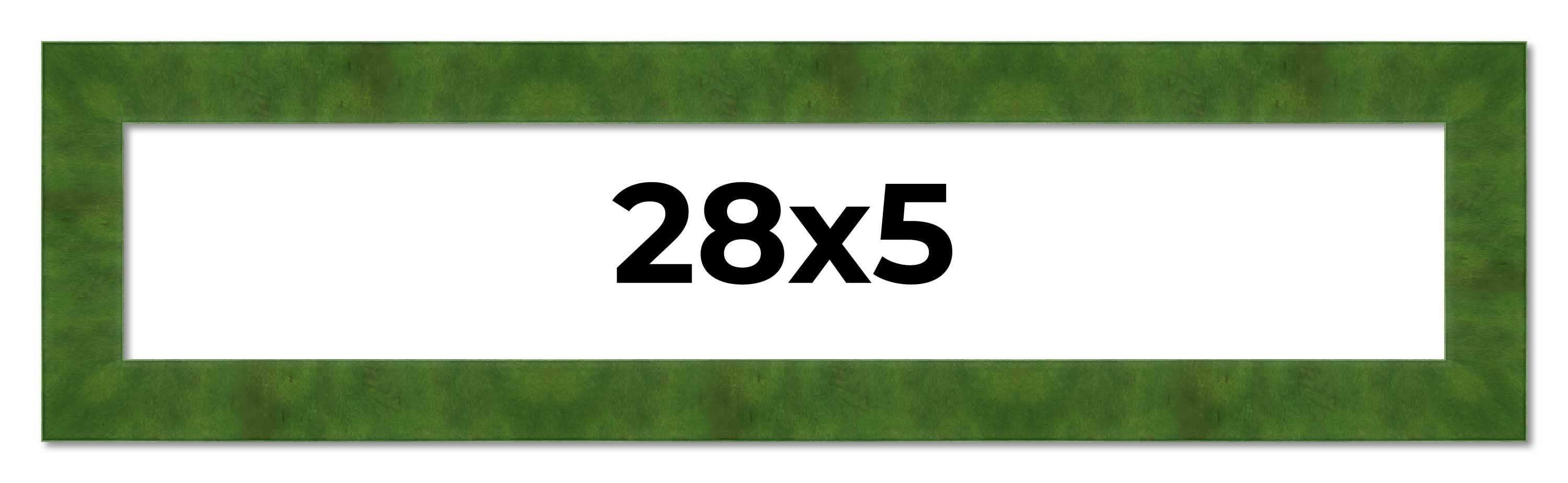28x5 Frame Green Burl Solid Wood Picture Frame | 1.75 Inches Moulding ...