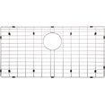 29-1/2" X 15-1/2" Sink Protector, Rear Drain with Corner Radius 3/8 ...