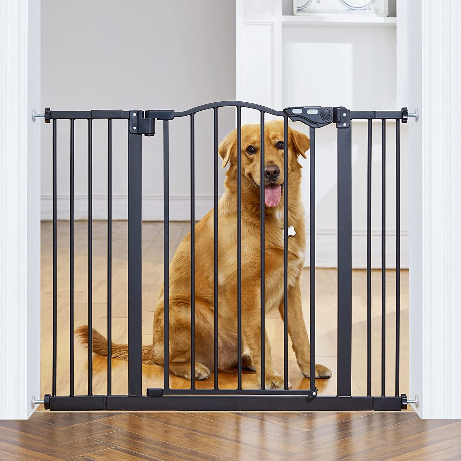 29-39.6” Baby Gate for Stairs & Doorways, 30" Tall Pressure Mount Pet ...