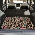 29×39 Inch Colorful Leopard Car Trunk Mat, All Weather Cargo Liner ...