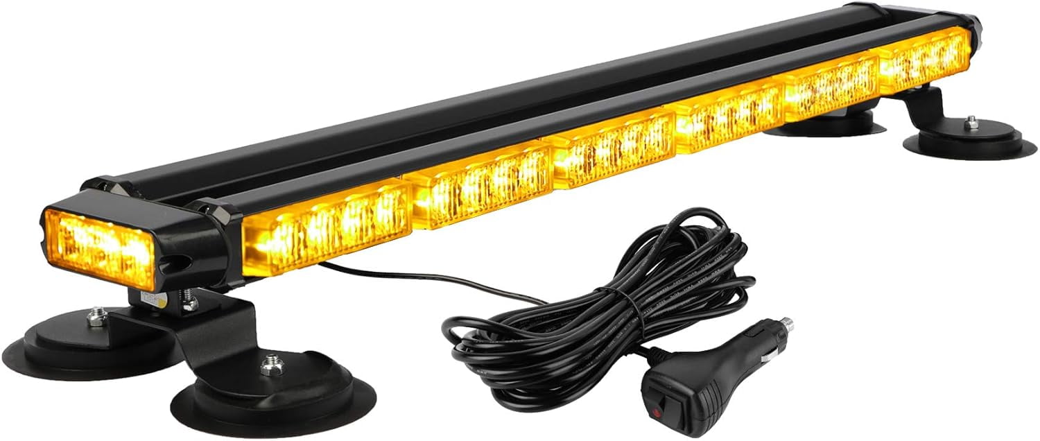 29.5" 54 LED Strobe Light Bar Double Side Flashing High Intensity ...