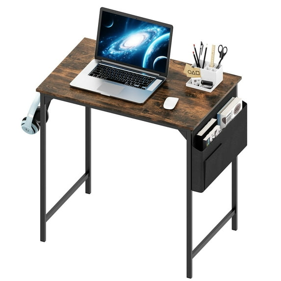 29.5 “Compact Computer Desk for Small Spaces, Home Office Desk with ...