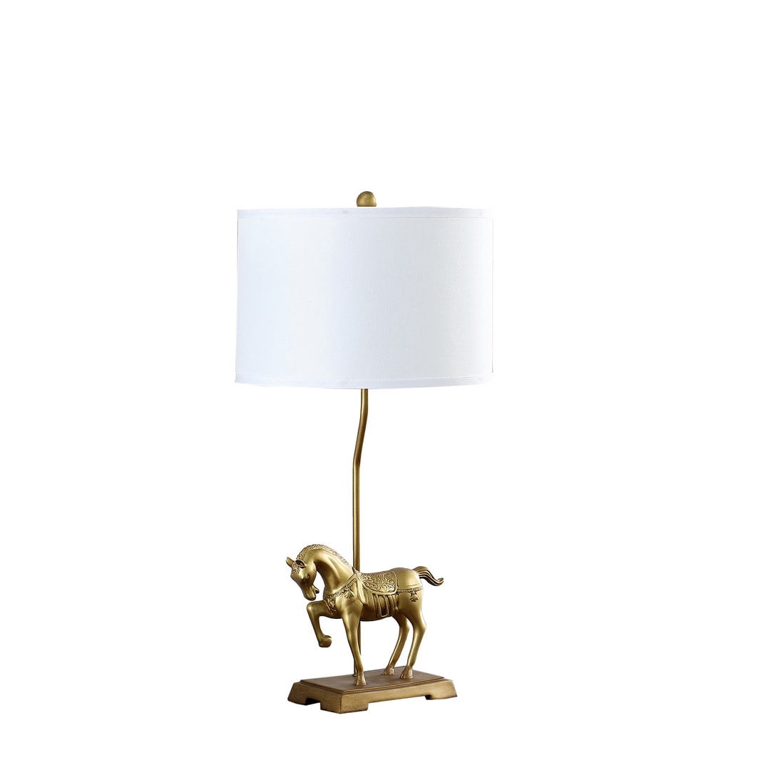 Table Lamps 29.5" In Gold Royal Stallion Horse Resin Table Lamp,Floor ...