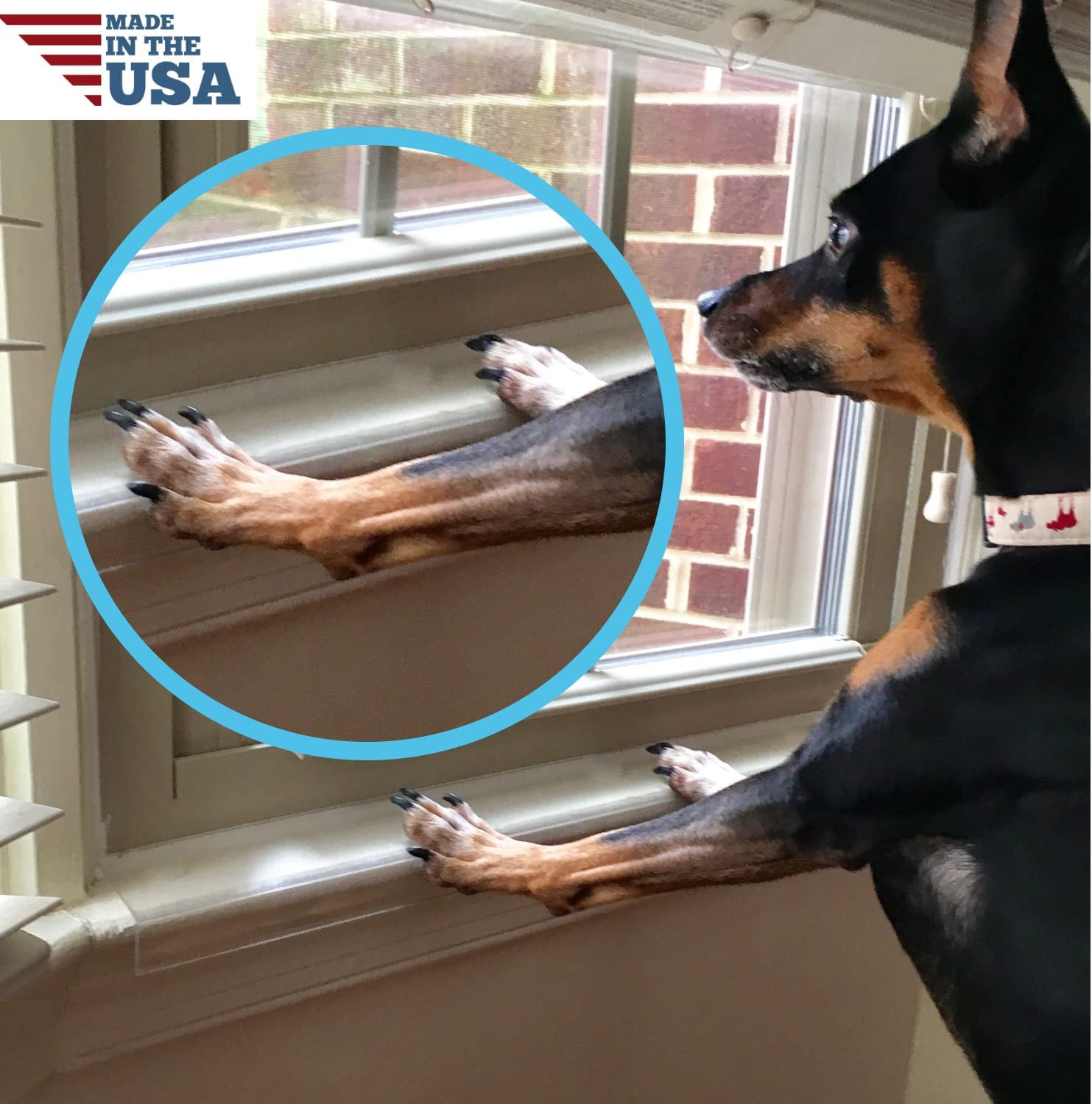 29.5 Inch Long x 5.25 Inch Deep Transparent (Clear) Window Sill Guard ...