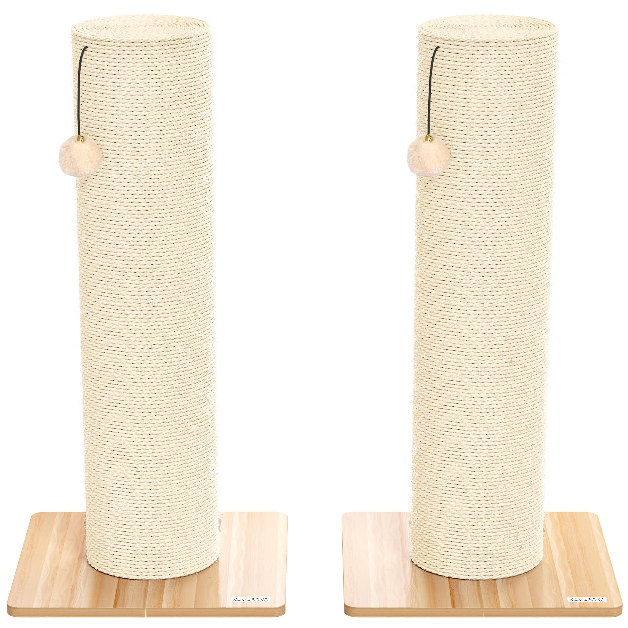 29.5 Inch Tall Cat Scratching Post with 7.5 Inch Wide Sisal Column ...
