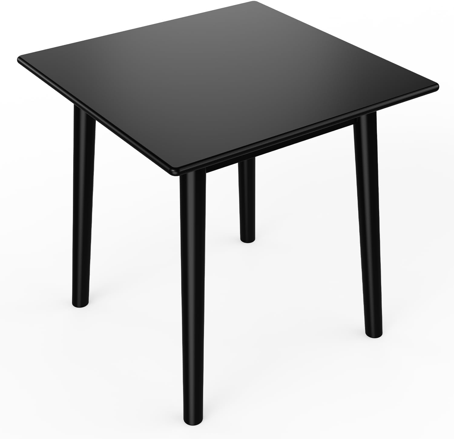 29.5" Solid Wood Dining Table, Modern Small Dining Table, Square Farmhouse Kitchen Table, Cafe ...