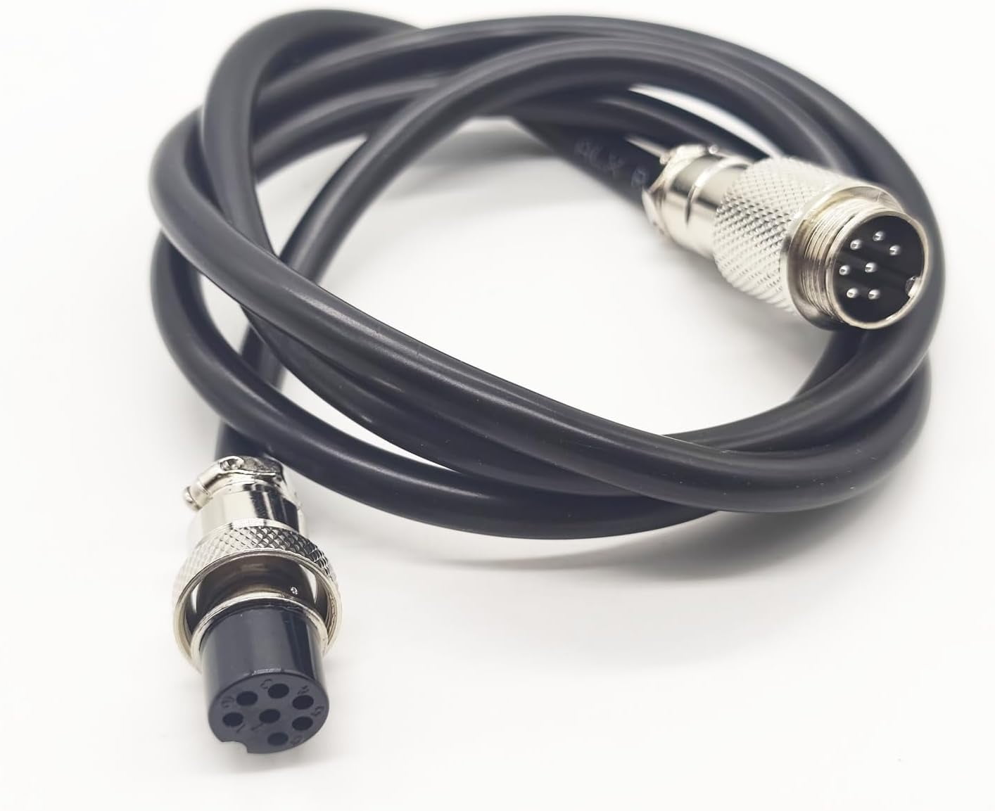 29.53 ft GX20 7 Pin Male to Female Head Aviation Cordset, GX20 7Pins Female to Male Connector ...