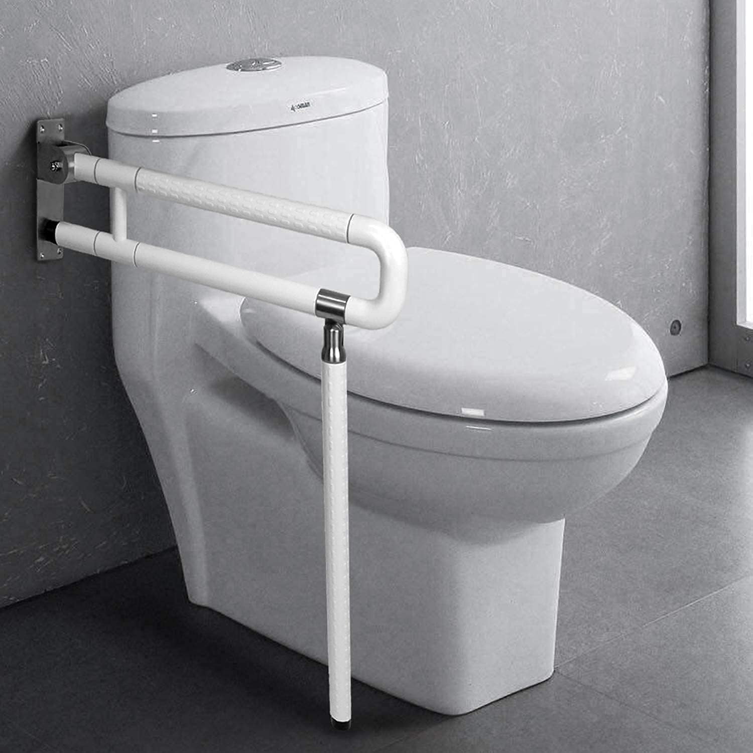29.7 INCH Foldable Toilet Grab Bar Stainless Steel Handicap Grab Bars ...