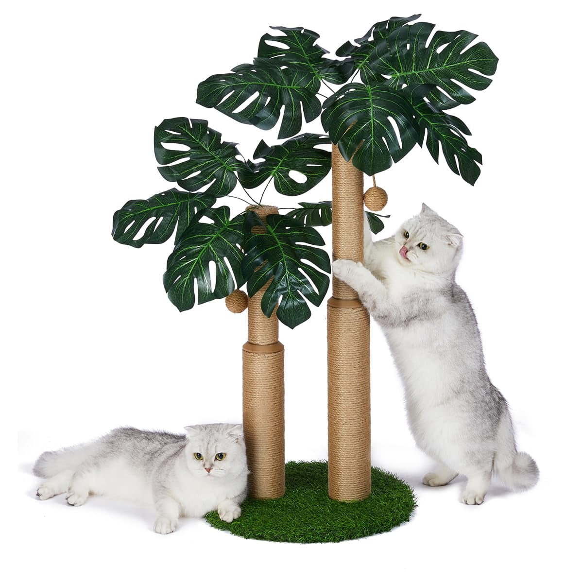 29.7Inch Cat Scratching Post,Cat Scratcher Cat Tree With 2 Sisal ...
