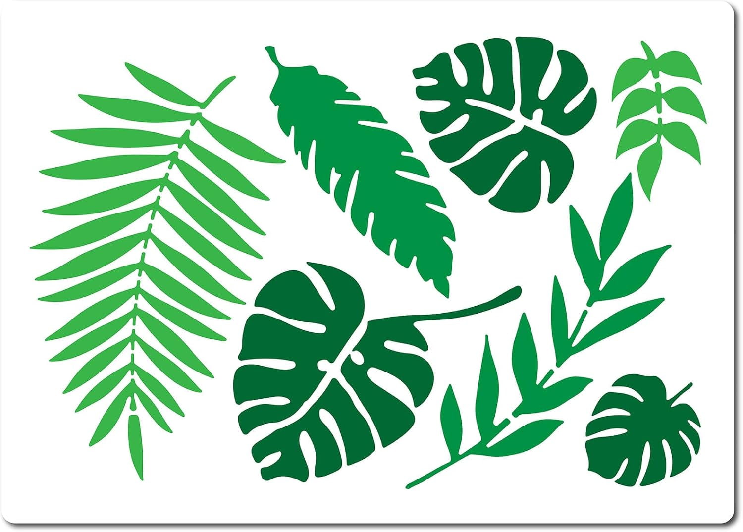 PET Plastic Hollow Out Drawing Painting Stencils Templates Rectangle ...