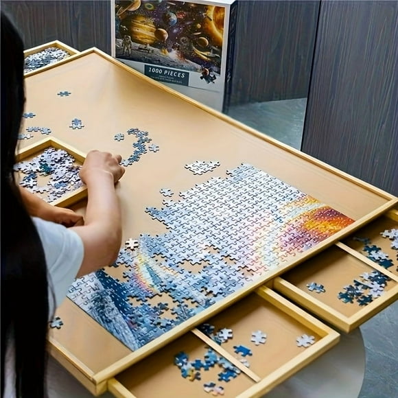 Folding Puzzle Table