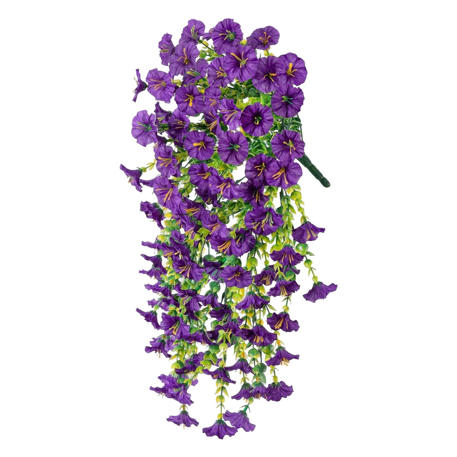 29.92in Artificial Hanging Flowers, UV Resistant Fake Plastic Faux ...