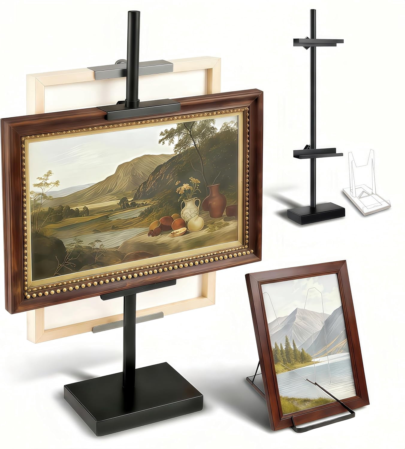 29" Adjustable Tabletop Easel Stand for Picture Frames, Metal Picture ...