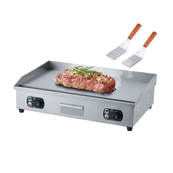29" Commercial Electric Griddle, 110V, 3000W Resterant Countertop ...