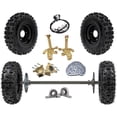29" Complete Rear Axle Shaft Kit with 6" Wheels, Tires, Rims, Brake ...