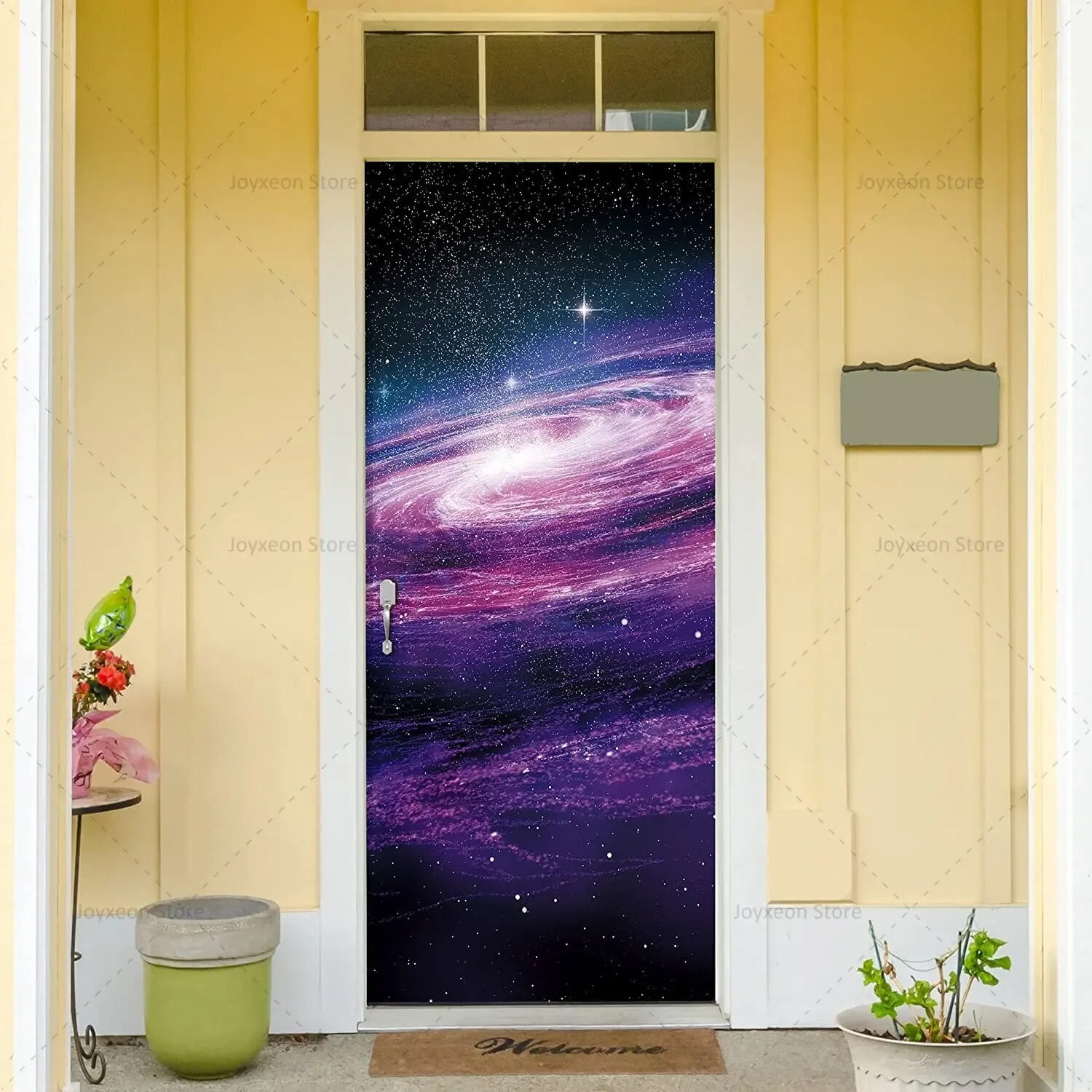 29 Different Styles of Door Stickers 3D Starry Sky Home Decoration ...
