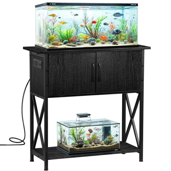 29 Gallon Aquarium Stand with Power Outlets Fish Tank Stand 330 LBS ...
