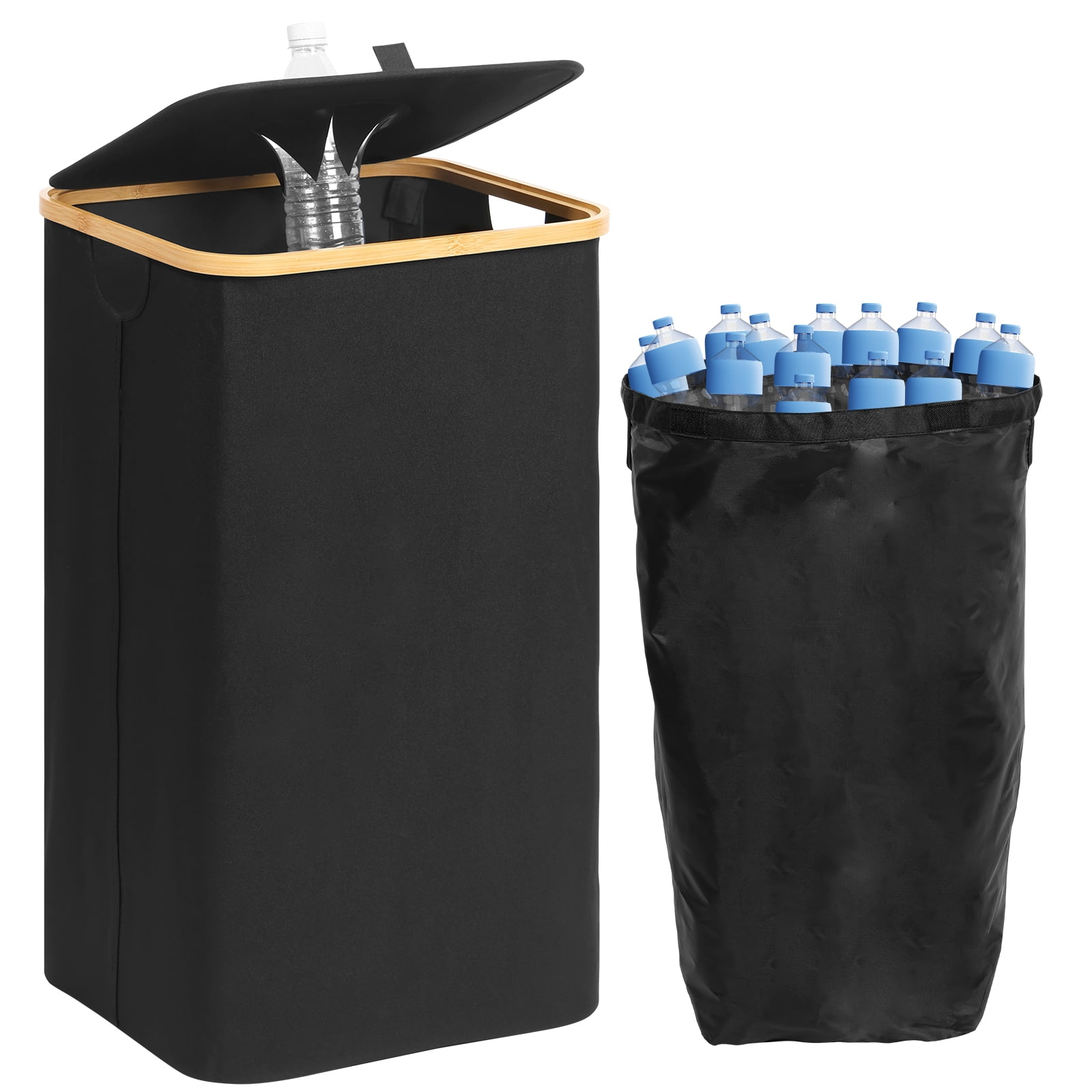 29 Gallon Recycling Bin for Kitchen Indoor Home Recycle Bins with Lid ...